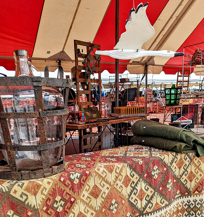 Patterns, textures, and stories waiting to be continued. This vintage textile display could transform your guest room from "meh" to magazine-worthy overnight.