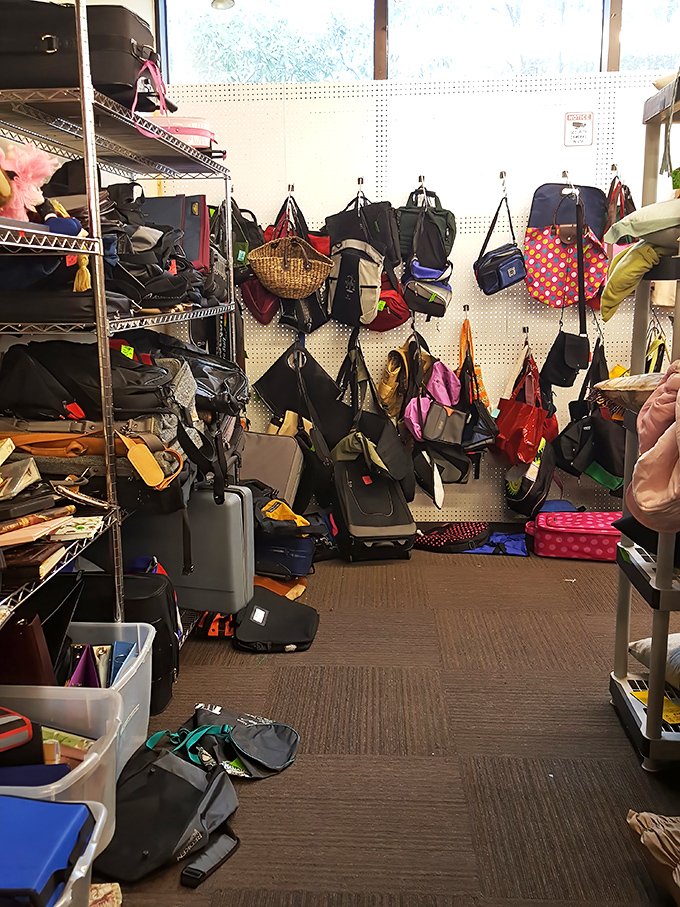 Handbag heaven! Every purse tells a story—some short weekend tales, others epic sagas of nights out in Miami.