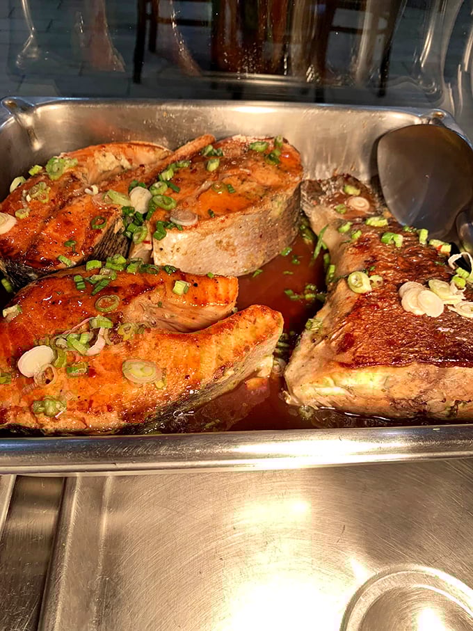 This salmon isn't just cooked—it's been transformed into something so tender and flavorful it might just swim right into your dreams.