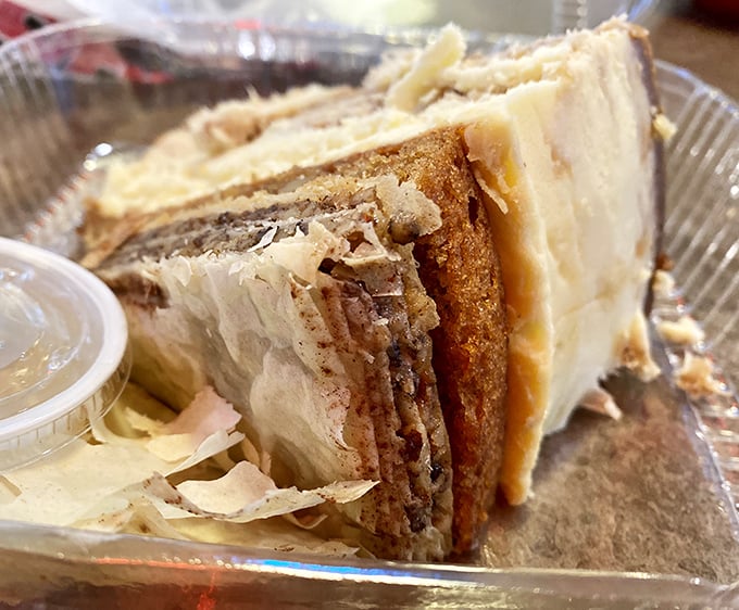 This isn't just dessert—it's the famed baklava cheesecake that causes spontaneous road trips across Tennessee, a cultural handshake between traditions.