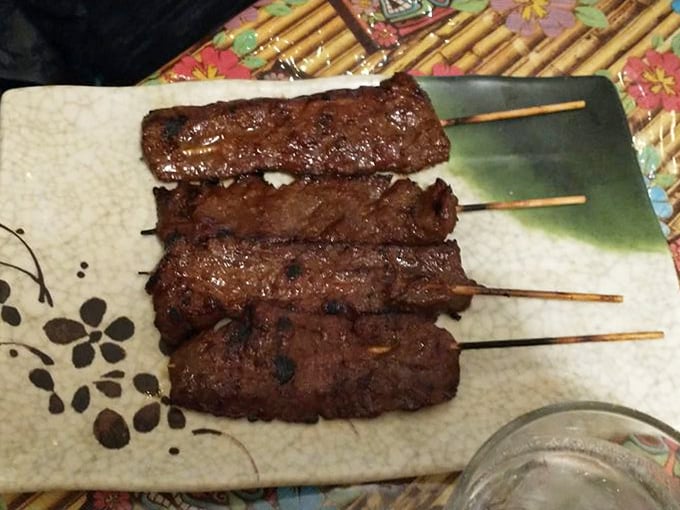 These legendary beef skewers aren't just cooked—they're transformed. The perfect char outside, juicy tenderness inside, and a marinade worth contemplating.