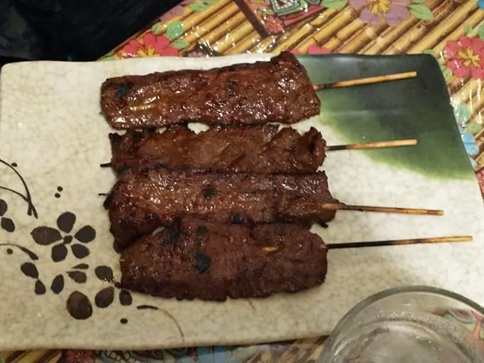 These legendary beef skewers aren't just cooked—they're transformed. The perfect char outside, juicy tenderness inside, and a marinade worth contemplating.