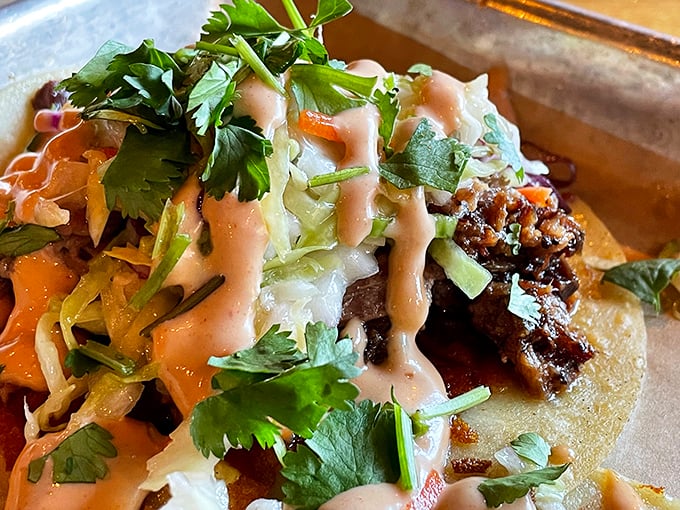 These aren't just tacos; they're edible proof that sometimes perfection comes wrapped in a tortilla with cilantro confetti.
