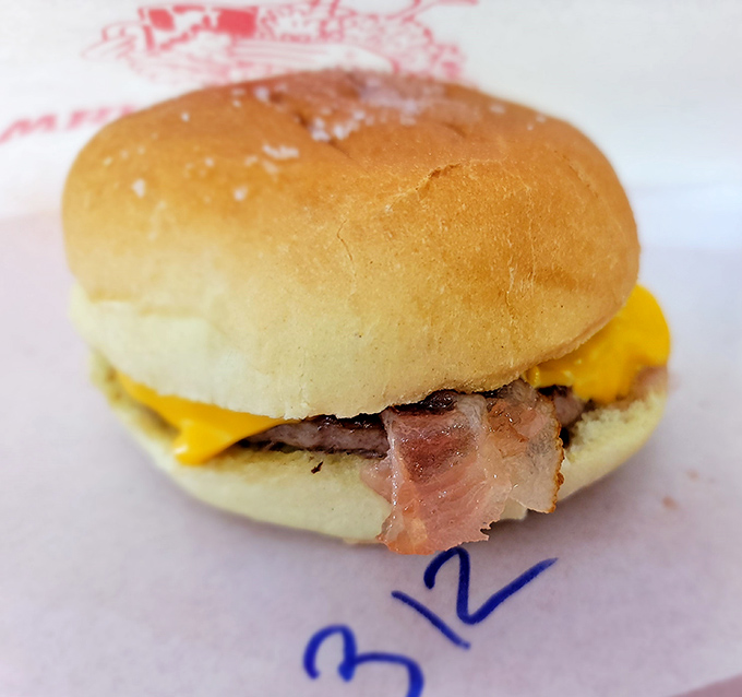 Simple perfection on a bun—this bacon cheeseburger doesn't need truffle aioli or artisanal bread to make your taste buds stand at attention.