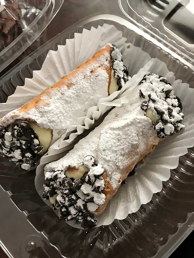 Cannolis that make you close your eyes involuntarily. That perfect moment when crisp shell meets creamy ricotta—a religious experience in pastry form.