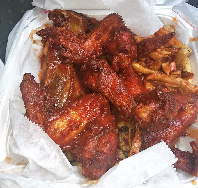 Golden-bronzed wings that put fancy restaurants to shame—proof that smoke beats sauce every single time.