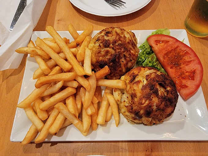 Not one but TWO jumbo crab cakes that are more crab than cake—the holy grail of seafood seekers everywhere.