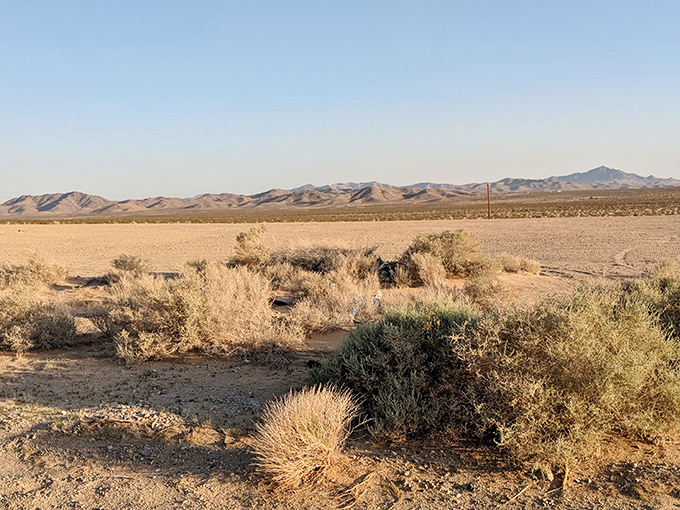 Nature's minimalism at its finest. The Mojave Desert surrounding Barstow reminds us that sometimes less truly is more.