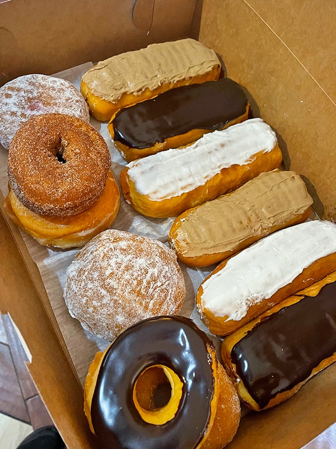 Donut heaven exists in Columbus! These golden-fried treasures with their perfect glazes are what dreams—and cheat days—are made of.