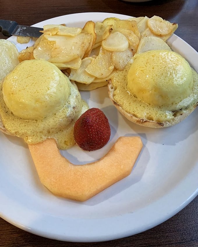 Eggs Benedict that could make a French chef weep with joy. Those perfectly poached eggs deserve their own Instagram account.