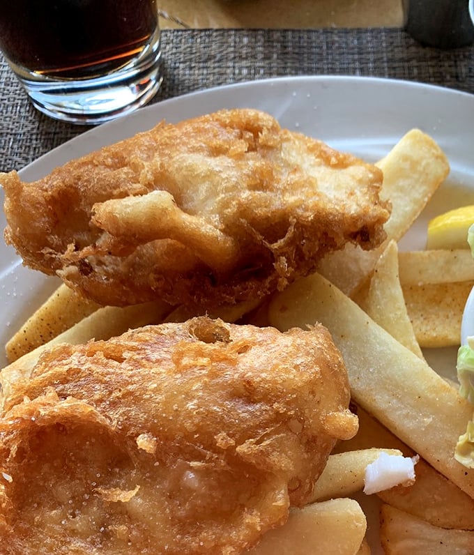 Golden batter meets flaky fish in this crispy symphony that would make even Gordon Ramsay shed a tear.
