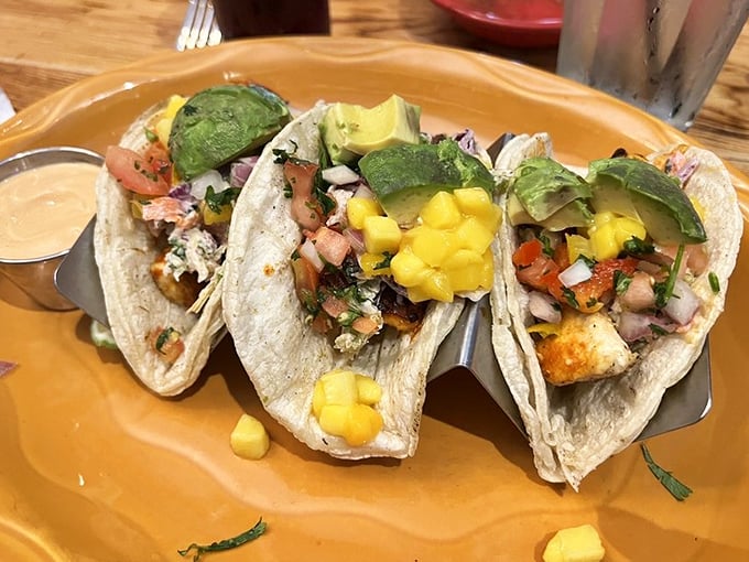 These fish tacos aren't just food—they're edible sunshine. Fresh mango salsa and perfectly cooked fish create a flavor fiesta worthy of a standing ovation.