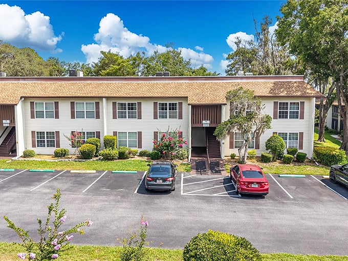 Affordable living doesn't mean sacrificing comfort – these garden apartments offer community without breaking that precious Social Security check.