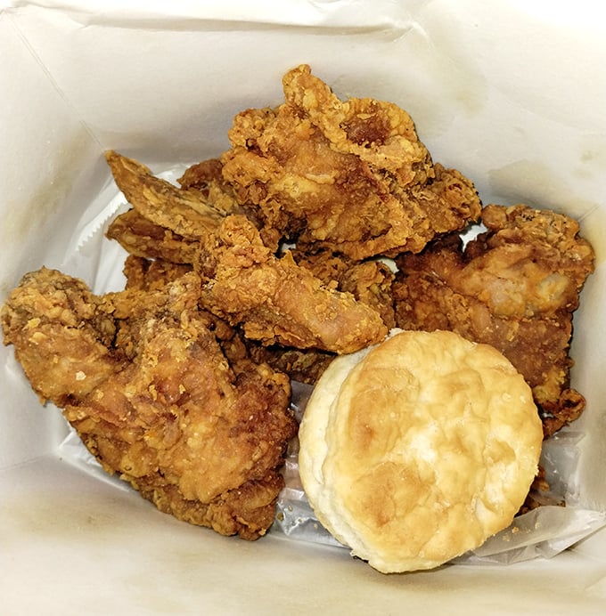 This isn't just fried chicken—it's a masterclass in how batter becomes bliss.