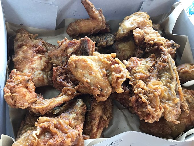 Golden-brown perfection that makes you want to cancel all afternoon appointments. This isn't just chicken—it's edible therapy.