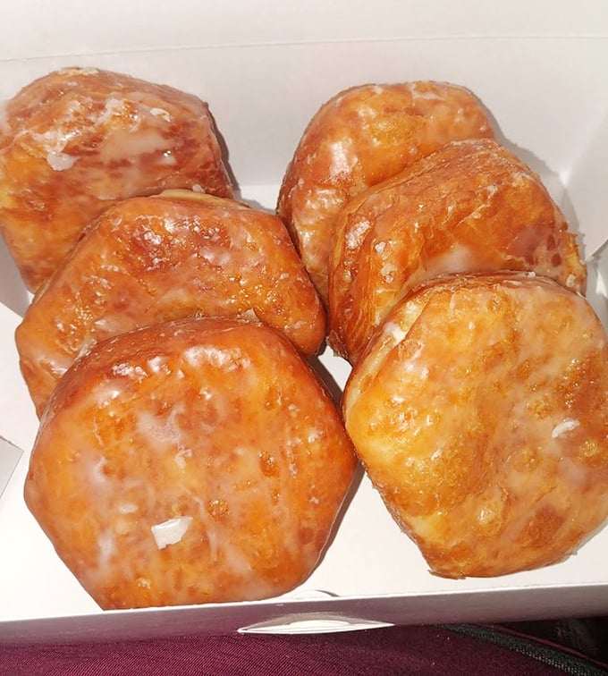 Golden-brown perfection in its purest form. These glazed donuts aren't just breakfast—they're an Ohio religious experience.