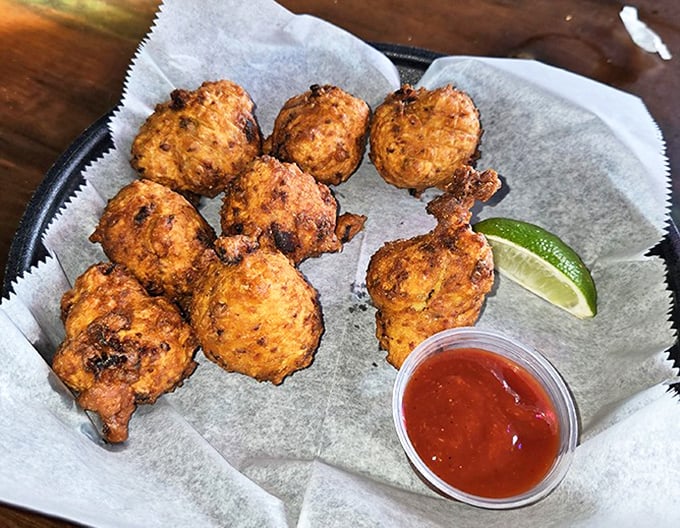 Golden-fried perfection with a squeeze of lime—these grouper bites aren't just appetizers, they're the reason Florida has a coastline.