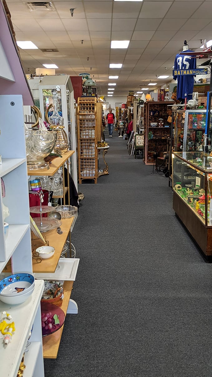 Long corridors of possibility stretch before you, each turn revealing another vendor's carefully curated collection. Time travel without the jetlag.