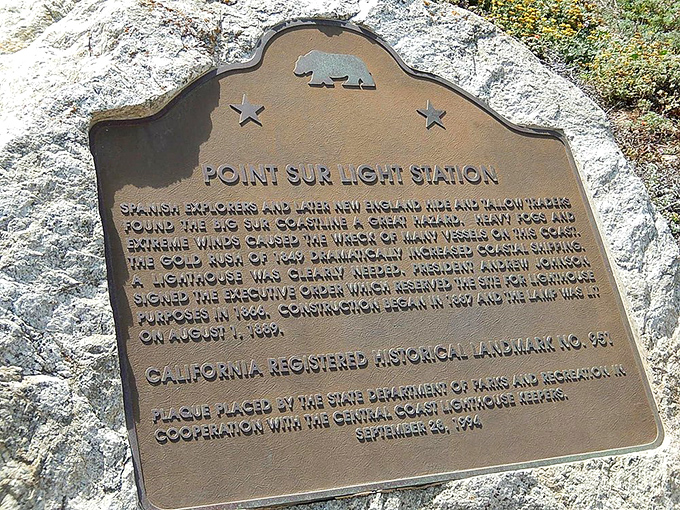 This historical marker tells the lighthouse's origin story—think of it as the superhero backstory for a building that saved countless lives.