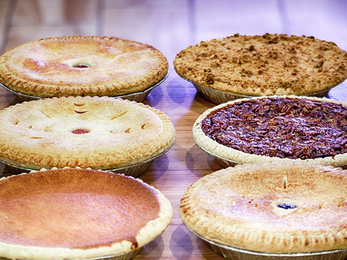 Pie heaven exists, and it's arranged in neat rows behind glass. Like the Sistine Chapel of pastry, but you're allowed to eat the art.