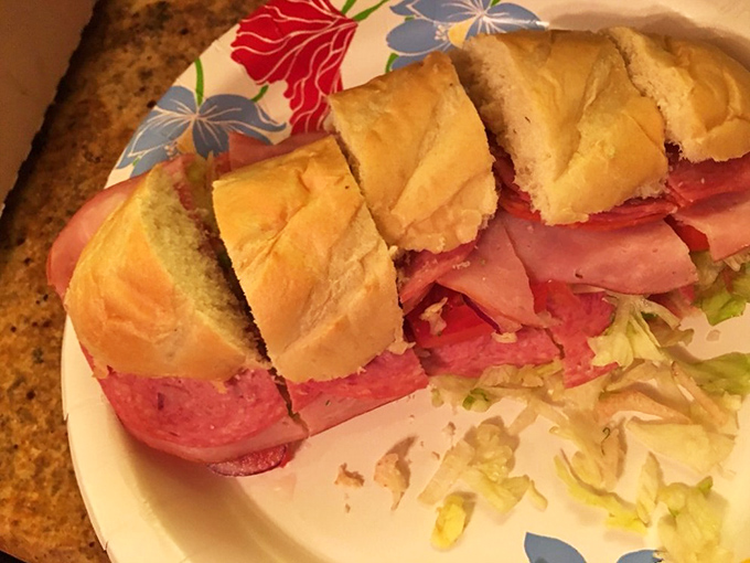 Behold the Italian sub that will ruin you for all other sandwiches – layers of perfection between fresh bread.