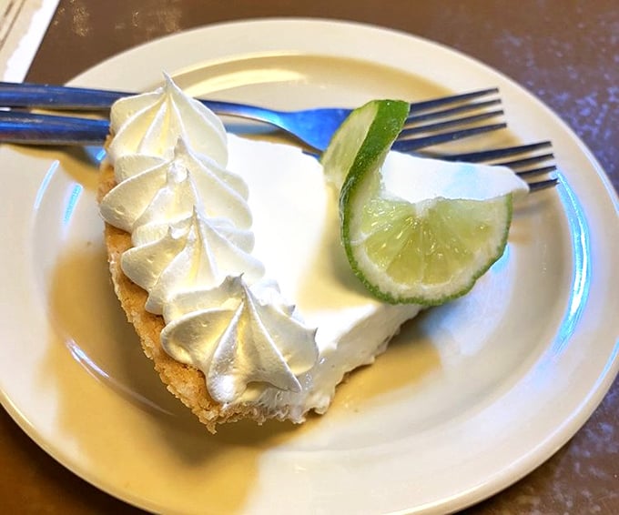 Key lime perfection on a plate! That perfect balance of tart and sweet that makes your taste buds do the Florida shuffle.
