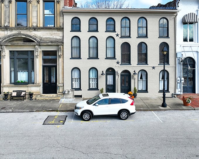Main Street's architectural lineup feels like a well-preserved time capsule where every façade tells a different American story.
