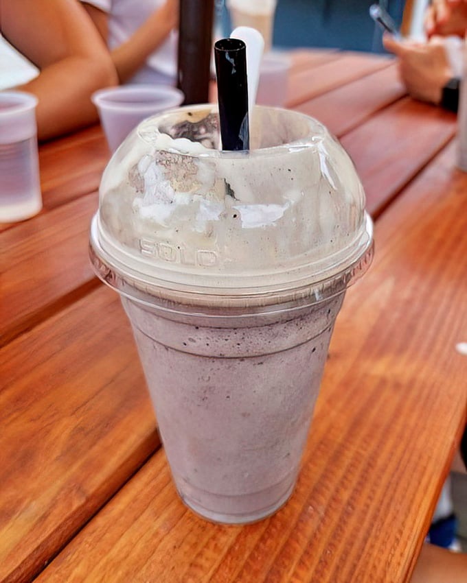 This milkshake doesn't just bring boys to the yard—it brings entire families across state lines for that perfect blend of creamy indulgence.