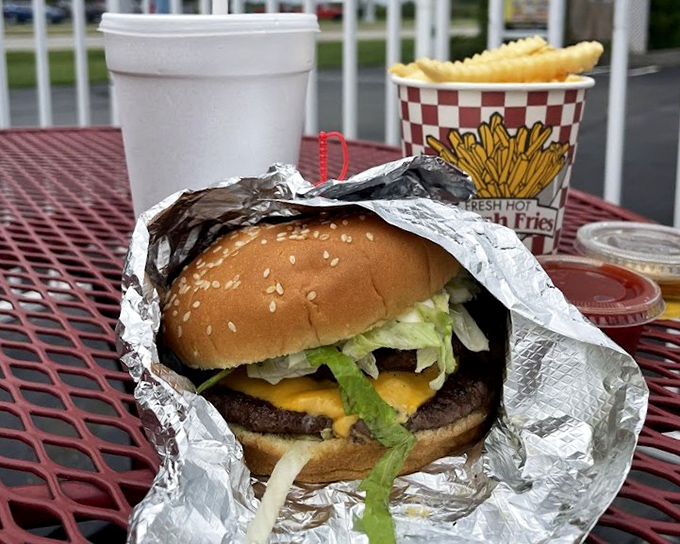This isn't just a burger; it's a masterclass in how simplicity, when done right, beats pretension every time.