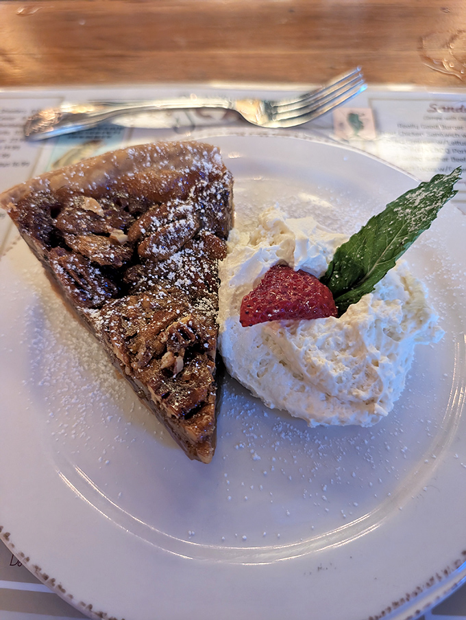 This bourbon pecan pie doesn't just end a meal – it's the grand finale that makes you wonder why you ever wasted time on lesser desserts.
