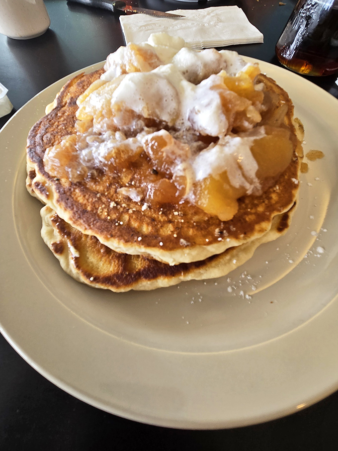 These apple-topped pancakes aren't just breakfast—they're an edible hug that makes Monday mornings bearable again.
