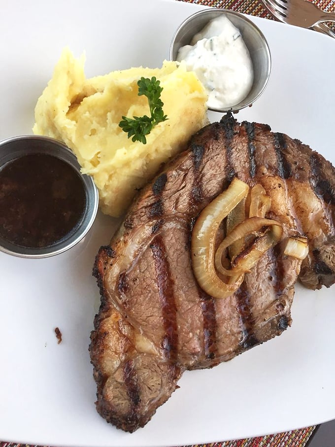 Behold the star of the show: prime rib that doesn't just melt in your mouth—it practically files your taxes and walks your dog.