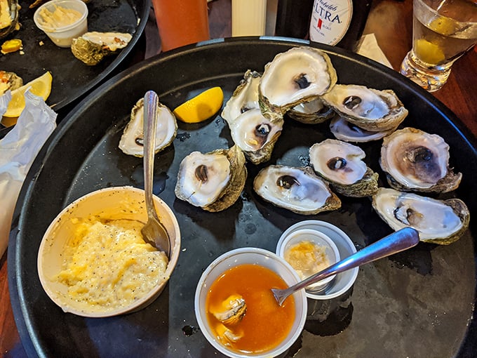 These steamed oysters aren't just seafood—they're little pools of ocean perfection, waiting for a squeeze of lemon and a moment of pure bliss.