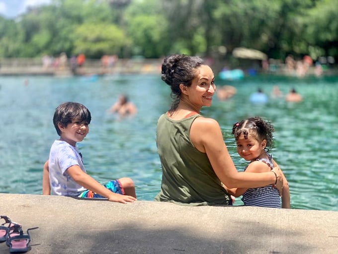 Three generations, one perfect moment – where family memories are made without a single screen in sight.