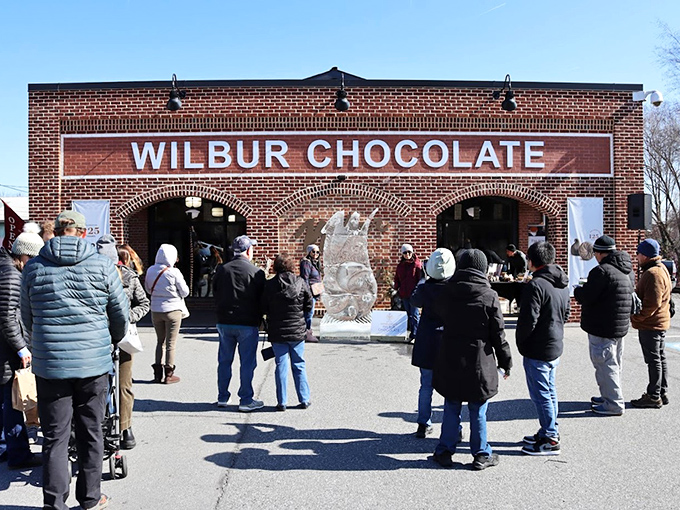 Chocolate pilgrims gather at the Wilbur shrine, where Pennsylvania's answer to Willy Wonka has been working sweet magic for generations.