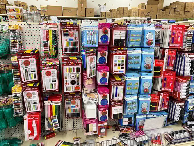 Art supplies galore! Enough colored pencils and markers to satisfy Picasso himself—or at least your refrigerator-art-creating grandkids.