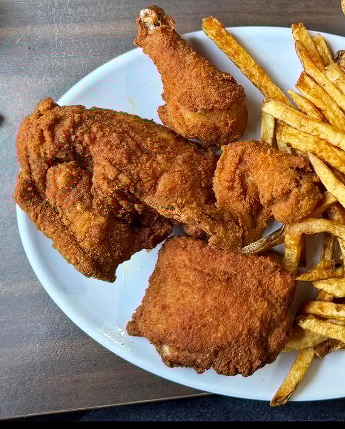 This is what happiness looks like on a plate – golden-brown perfection that'll make you forget your troubles.
