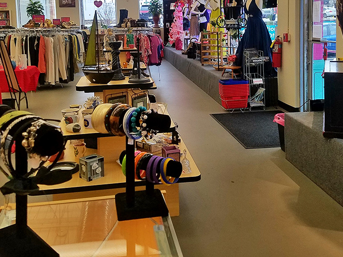 A rainbow of belts awaits new waistlines. In the accessories world, this is what we call "options" – glorious, affordable options.