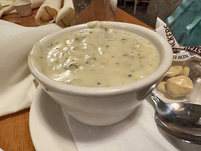 This isn't just clam chowder—it's a creamy bowl of coastal comfort that might just ruin you for all other chowders forever.