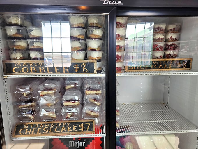 Dessert heaven behind glass! These strawberry treats aren't just Instagram-worthy; they're worth every calorie-counting compromise you'll make.