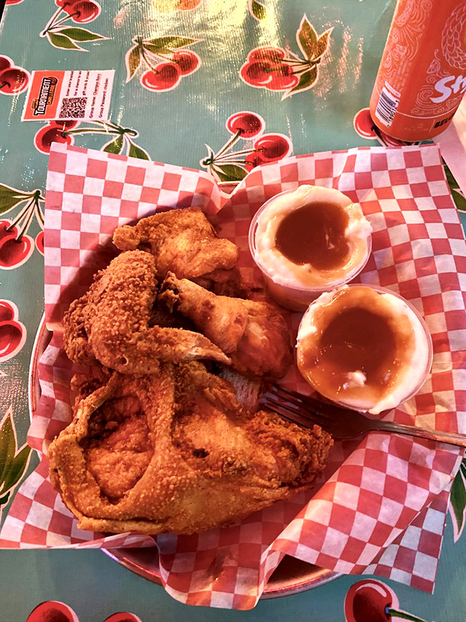 Golden-brown perfection doesn't happen by accident. This chicken's crackling skin gives way to juicy meat that'll make you close your eyes in silent thanks. 