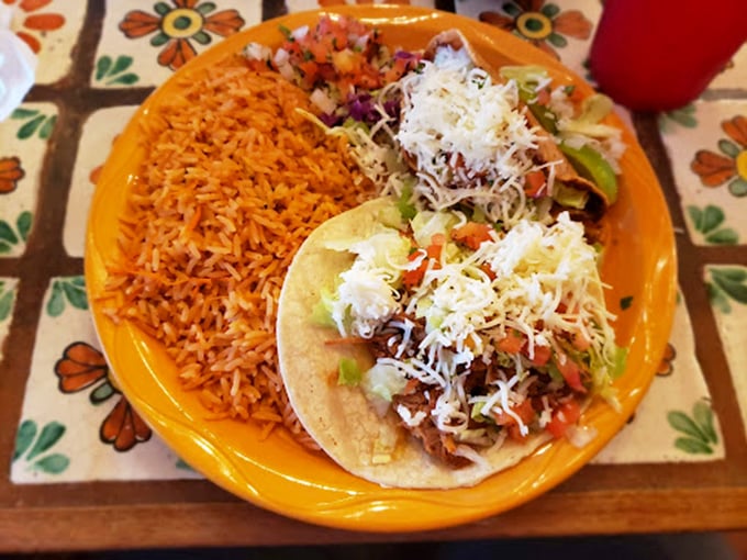 This taco enchilada is the culinary equivalent of finding out your favorite band and movie star are actually best friends—an unexpected pairing that somehow makes perfect sense.