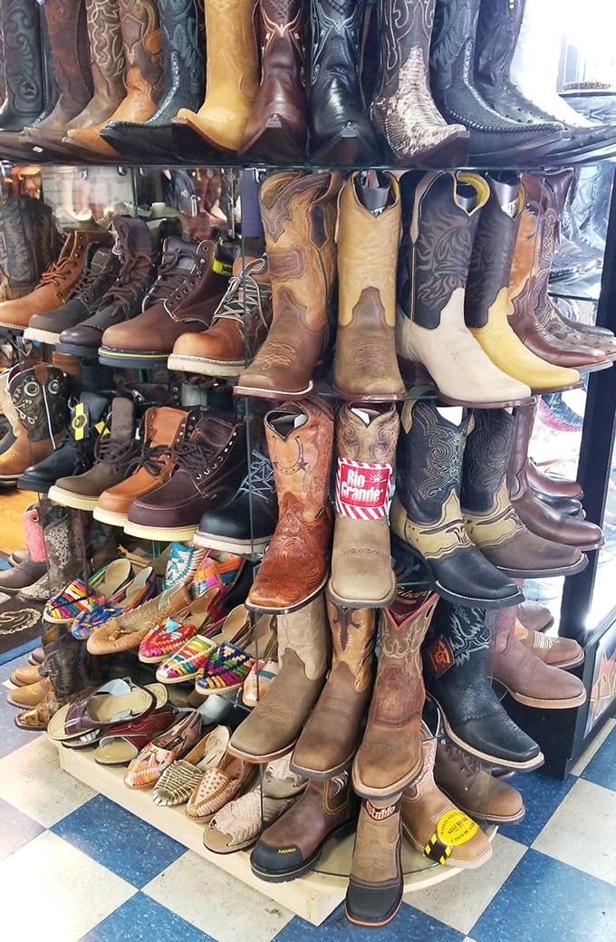 Boot paradise for the indecisive shopper. From cowboy cool to construction-ready, your feet have never had so many options to consider.