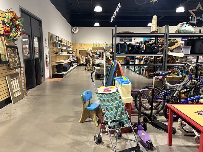 From strollers to bicycles, the children's section offers gently-used items that make parenting a little easier on both the planet and the wallet.
