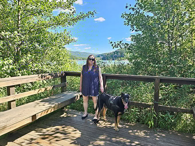 Four-legged hiking companions often appreciate the park's natural splendor more than we do—no Instagram necessary for their enjoyment.