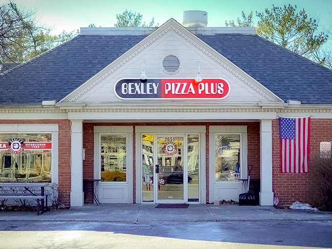 Bexley Pizza Plus: Don't let the humble storefront fool you – this place has trophies that fancy big-city pizzerias dream about.
