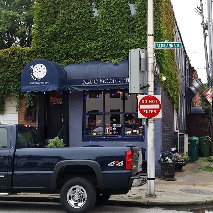 Blue Moon Cafe (corner view): "Tucked away like a delicious secret, this cafe's Captain Crunch French toast has caused more joy than retirement day."