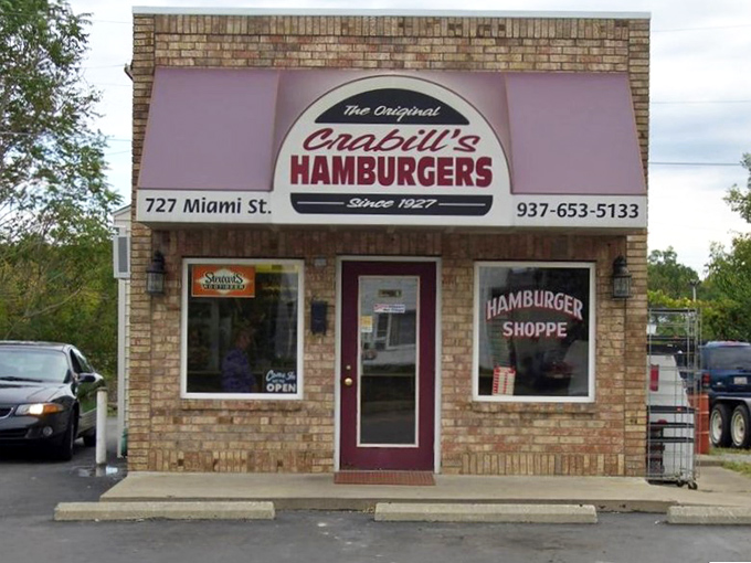 Crabill's tiny brick building is like a burger speakeasy. If these walls could talk, they'd whisper secrets of perfect slider seasoning.