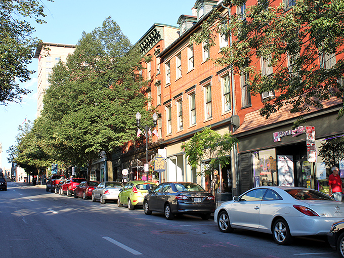 Lancaster's downtown buzzes with the energy of a farmers market, where history meets modern convenience.