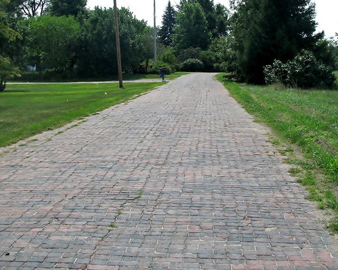 Lincoln Highway's historic brick roads – bumpy time machines that remind us good things existed before GPS and cup holders.